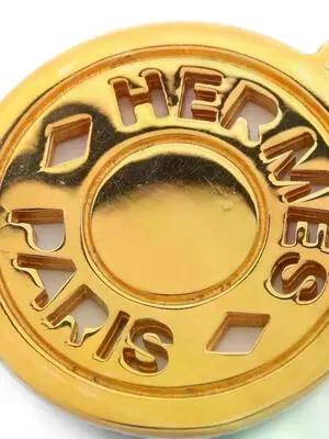 Hermès Tone Cut-out Logo Pendant