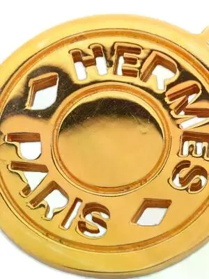 Hermès Tone Cut-out Logo Pendant