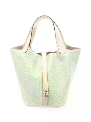 Hermès 2022 Picotin Lock Lucky Daisy Handbag - Neutrals