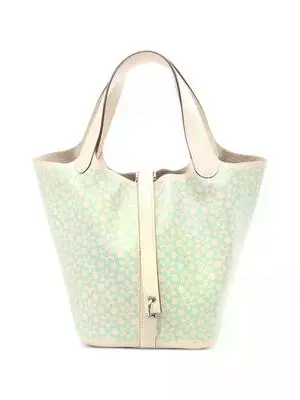 Hermès 2022 Pm Picotin Lock Lucky Daisy Handbag - Neutrals