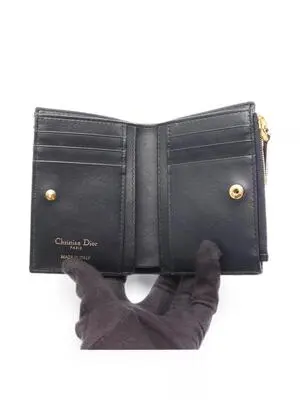 Dior 2020s 30 Montaigne Dahlia Oblique Bi-fold Wallet