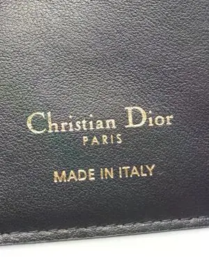 Dior 2020s 30 Montaigne Dahlia Oblique Bi-fold Wallet