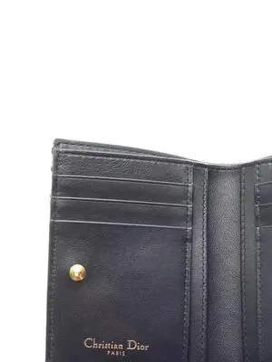Dior 2020s 30 Montaigne Dahlia Oblique Bi-fold Wallet - Neutrals
