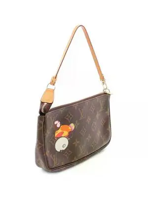 LOUIS VUITTON X Takashi Murakami 2004 Pochette Accessoires Panda Shoulder Bag
