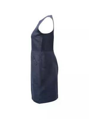 Max Mara Halterneck Sleeveless Textured Dress