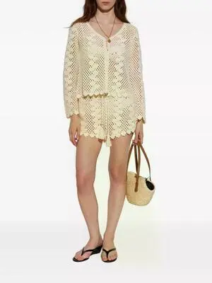 Posse Saskia Crochet-knit Cardigan