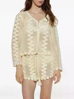 Posse Saskia Crochet-knit Cardigan