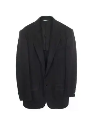 Dolce & Gabbana 2010s Single-breasted Tailored Blazer - Black