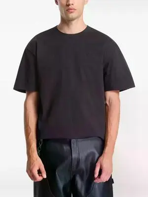 KARL KANI Logo-embroidered Graphic-print T-shirt