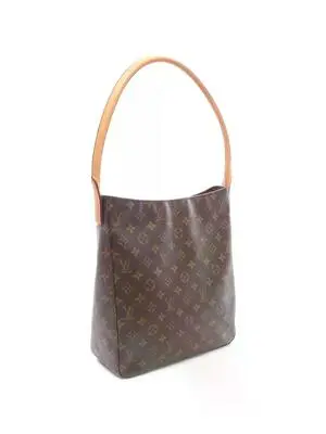 LOUIS VUITTON Monogram Canvas Looping Gm Tote Bag - Brown