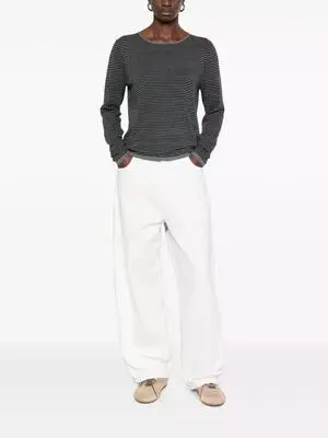 YERSE Striped Cotton T-shirt