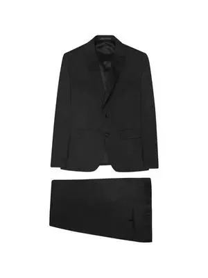 COLAMARINO Peak-lapel Single-breasted Suit - Black