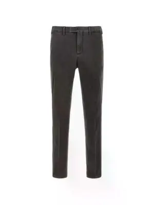 PT TORINO Belt-loop Washed Trousers - Grey