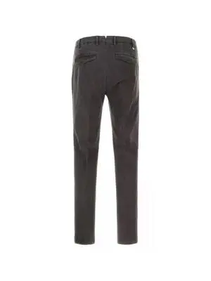 PT TORINO Belt-loop Washed Trousers - Grey