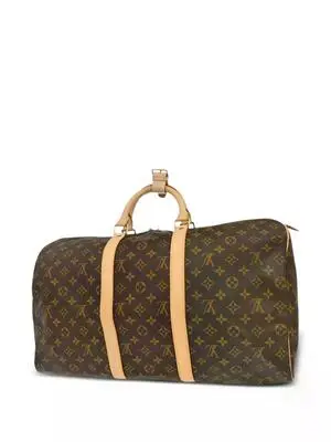 LOUIS VUITTON 2003 50 Keepall Monogram Canvas Holdall Bag
