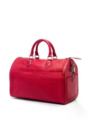 LOUIS VUITTON Epi Speedy 35 Boston Bag - Red