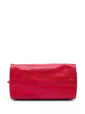 LOUIS VUITTON Epi Speedy 35 Boston Bag - Red