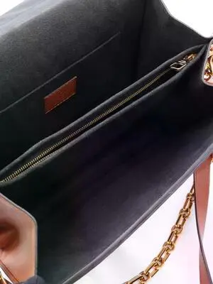 LOUIS VUITTON Louis Vuitton Dauphine MM Shoulder Bag Blue