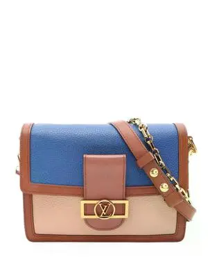 LOUIS VUITTON Dauphine Mm Shoulder Bag - Blue