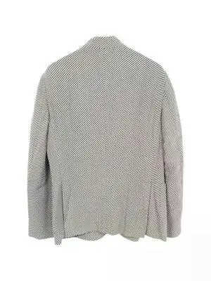 Giorgio Armani Upton Diagonal Stripe Jacket - Black