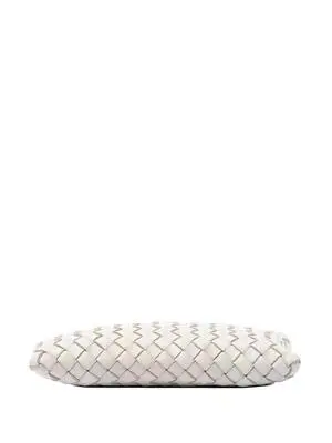 Bottega Veneta Nappa Intrecciato Pouch On Strap Cross Body Pouch - White