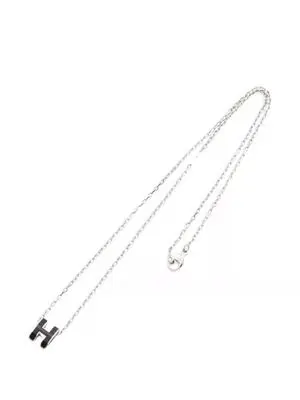Hermès Mini Pop H Necklace - Silver