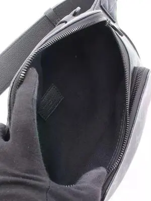 LOUIS VUITTON 2010s Monogram Midnight Leather Belt Bag