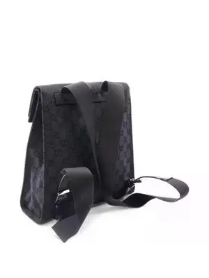 Gucci 2000s Gg Canvas Backpack