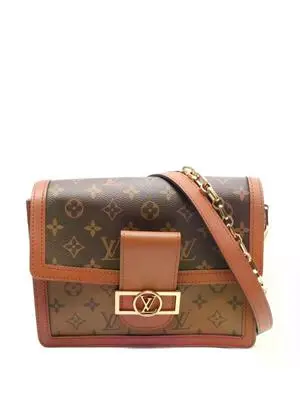LOUIS VUITTON Dauphine Monogram Shoulder Bag - Brown