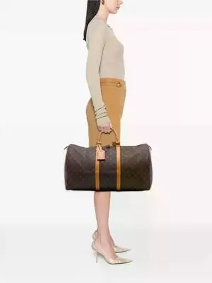 LOUIS VUITTON 1992 Monogram Keepall 55 Travel Bag