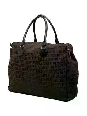 Fendi Zucchino Canvas Business Bag