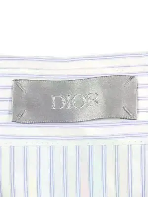 Dior 2010s Striped Logo-patch Shirt