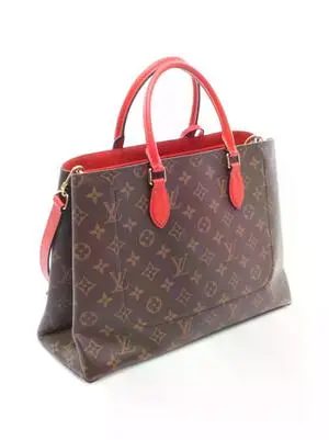 LOUIS VUITTON 2018 Monogram Flower Tote Bag - Brown