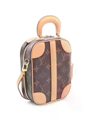 LOUIS VUITTON Vertical Monogram Canvas Valisette Tote Bag
