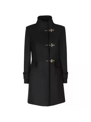 FAY Virginia Toggle-fastening Coat - Black