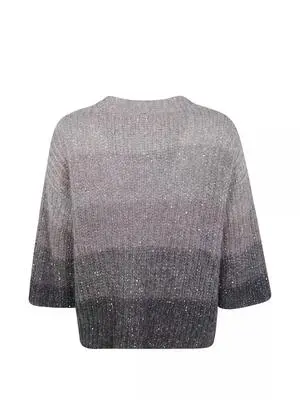 D.exterior Sequin-embellished Sweater