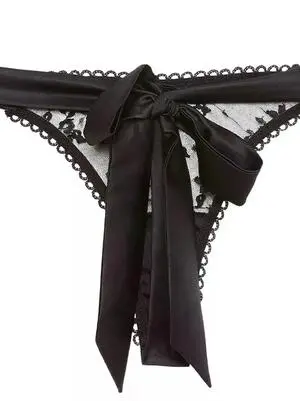 FLEUR DU MAL Untie Me Bow-detail Thong