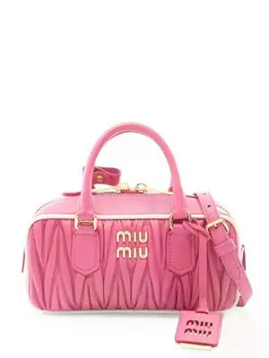 Miu Miu Textured Travel Bags