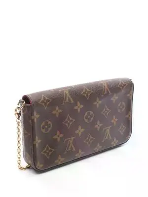 LOUIS VUITTON Louis Vuitton Félicie Monogram Cross Body Bag Brown