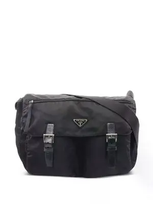 Prada Vela Buckle Messenger Bag