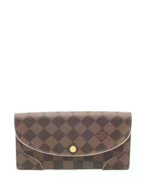 LOUIS VUITTON 2018 Damier Ebene Kaisa Wallet - Brown