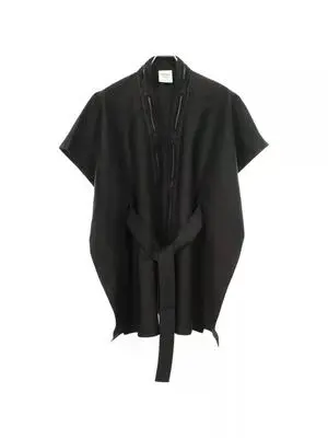 Hermès 2010s Bead-embroidered Waistcoat - Black