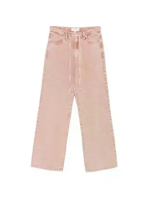 Rag & Bone Drawstring Straight-leg Jeans