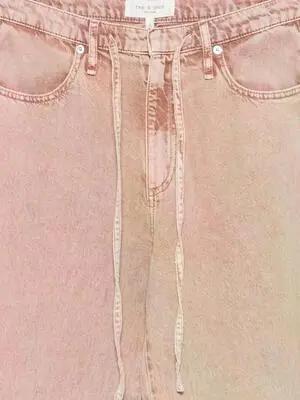 Rag & Bone Drawstring Straight-leg Jeans