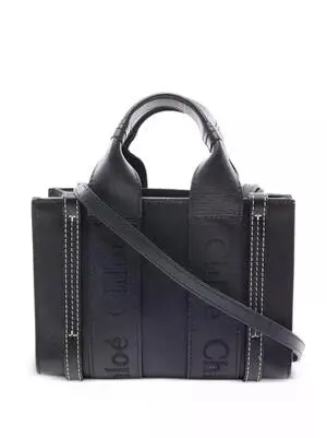 Chloé Mini Woody Tote Bag - Black