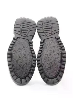 Dior Leather Oblique Chelsea Combat Boots