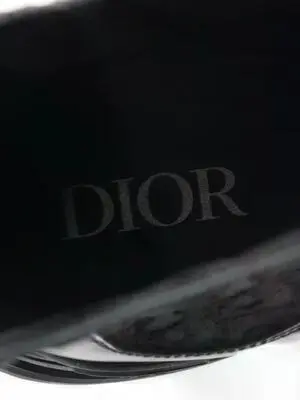 Dior Leather Oblique Chelsea Combat Boots