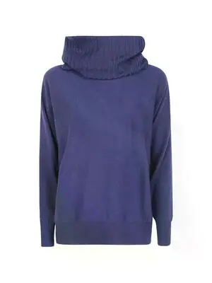D.exterior Roll-neck Sweater - Blue