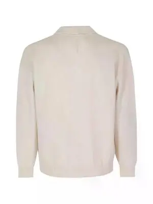 ROBERTO COLLINA Skipper-collar Wool Sweater
