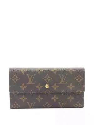 LOUIS VUITTON 2002 Monogram Trifold Wallet - Brown